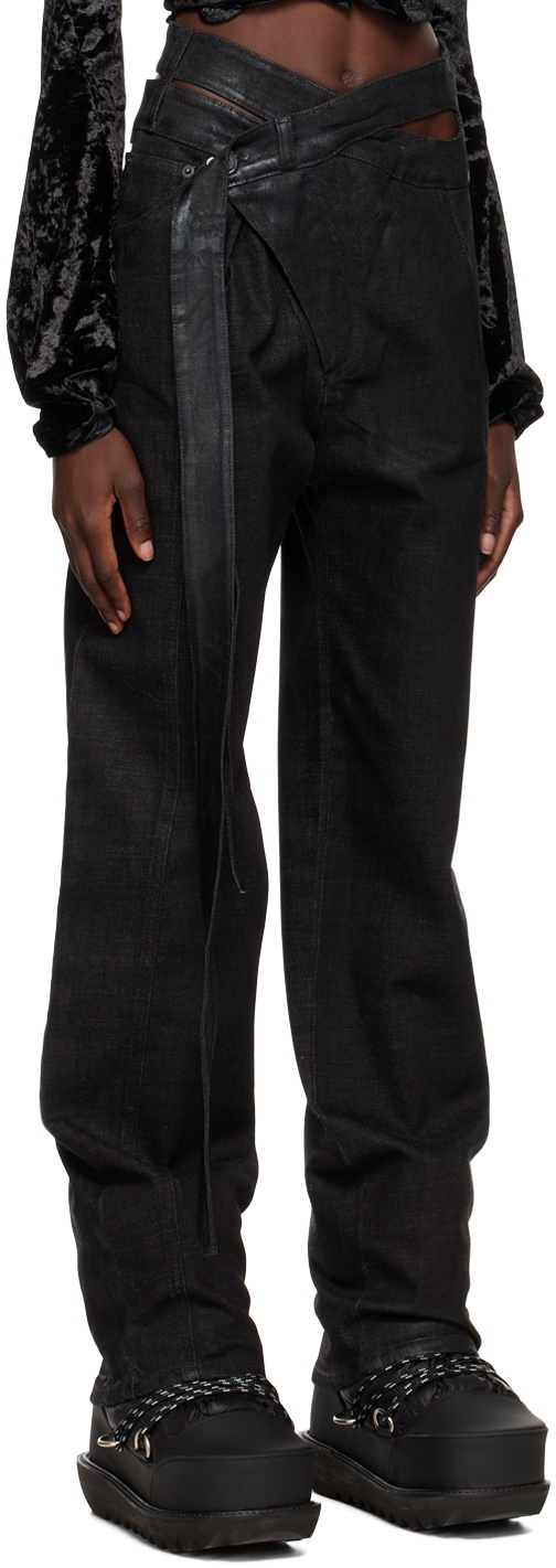 Ottolinger Black Signature Wrap Jeans Ottolinger