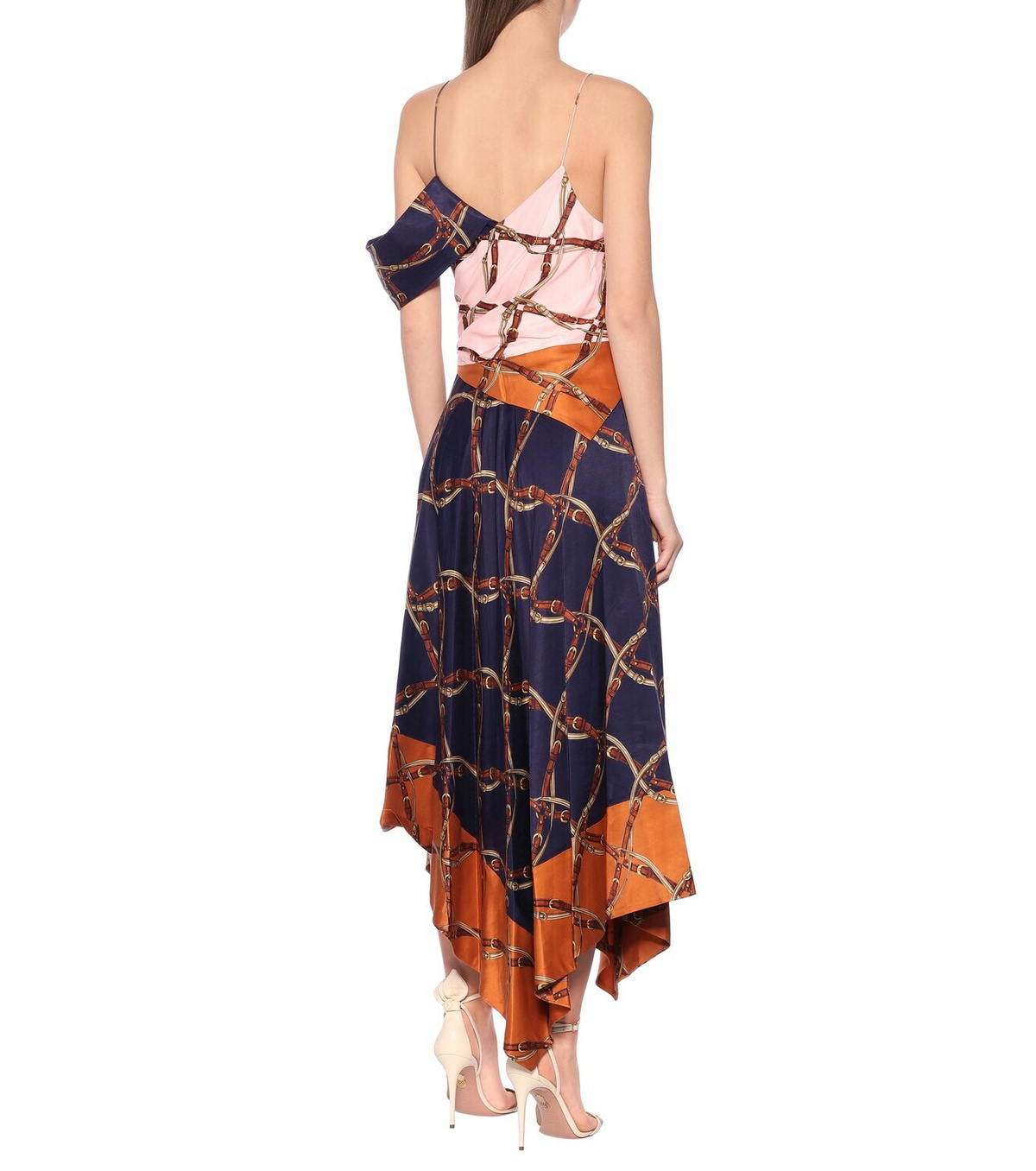 Simkhai - Printed satin maxi dress Simkhai