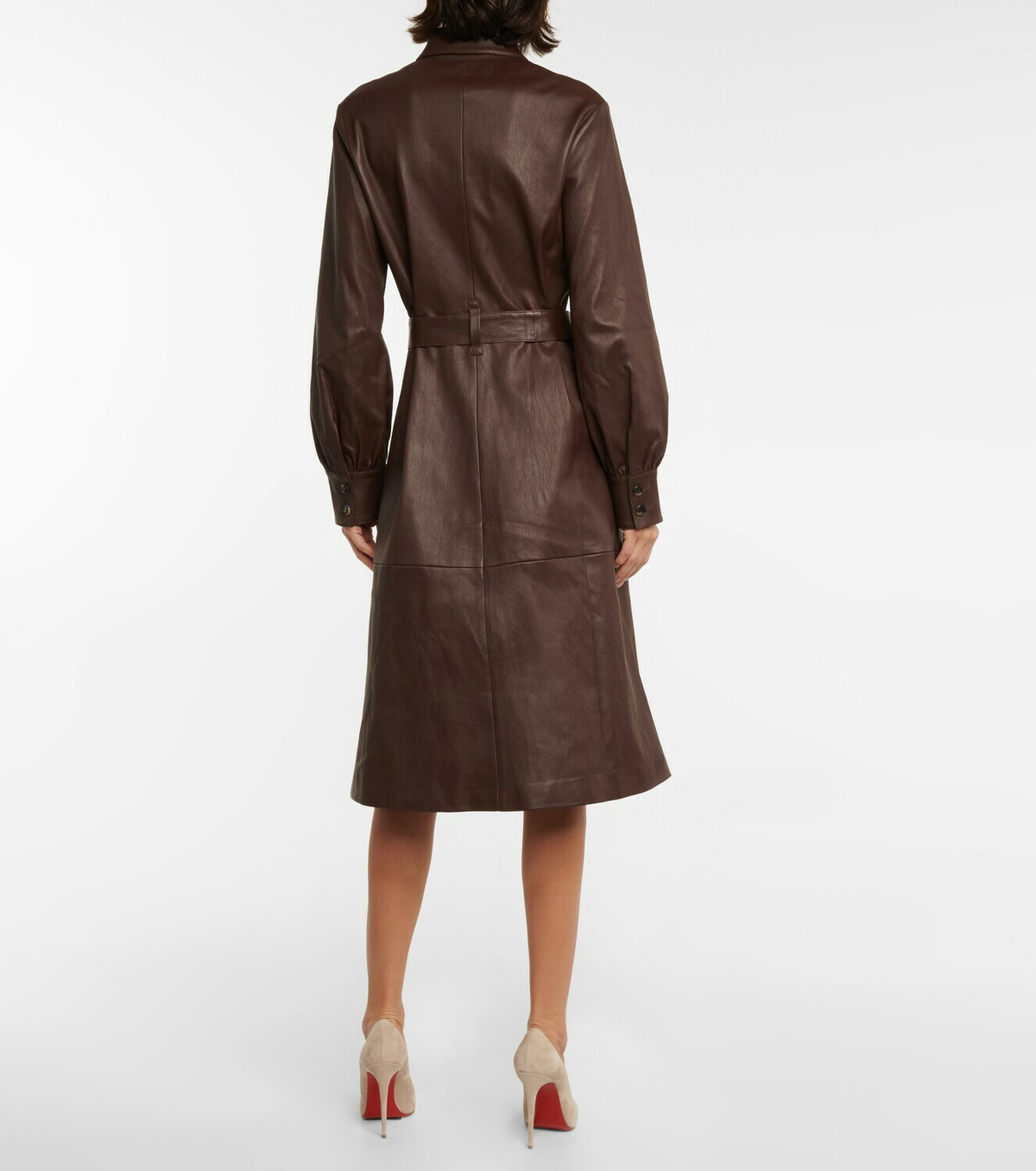 Stouls Nine leather midi dress Stouls