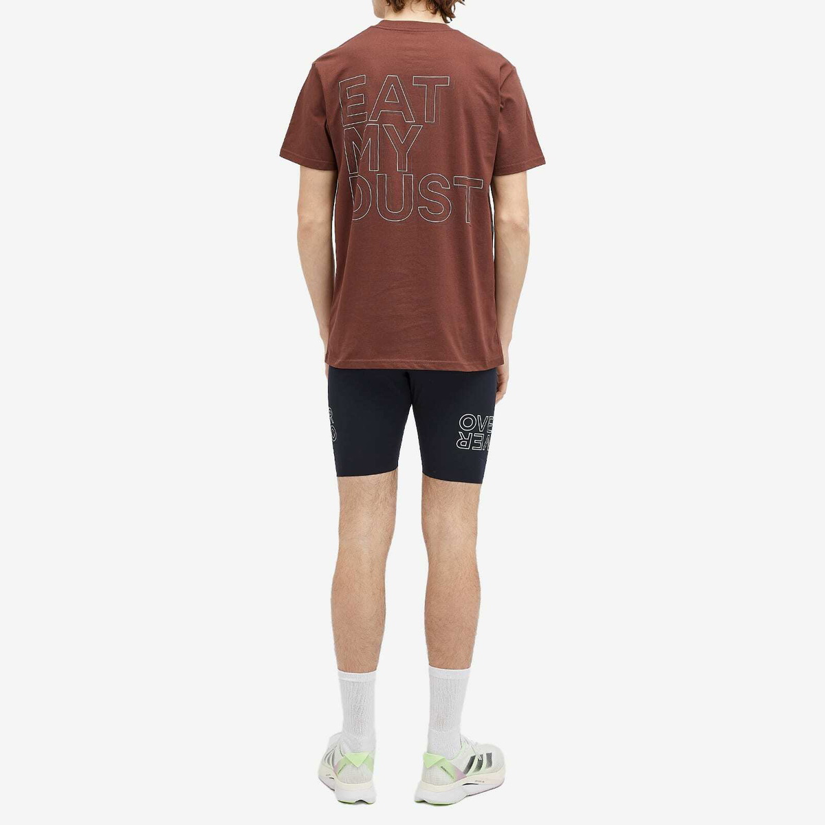 Over Over Men's Eat my Dust Easy T-Shirt in Brown OVER OVER