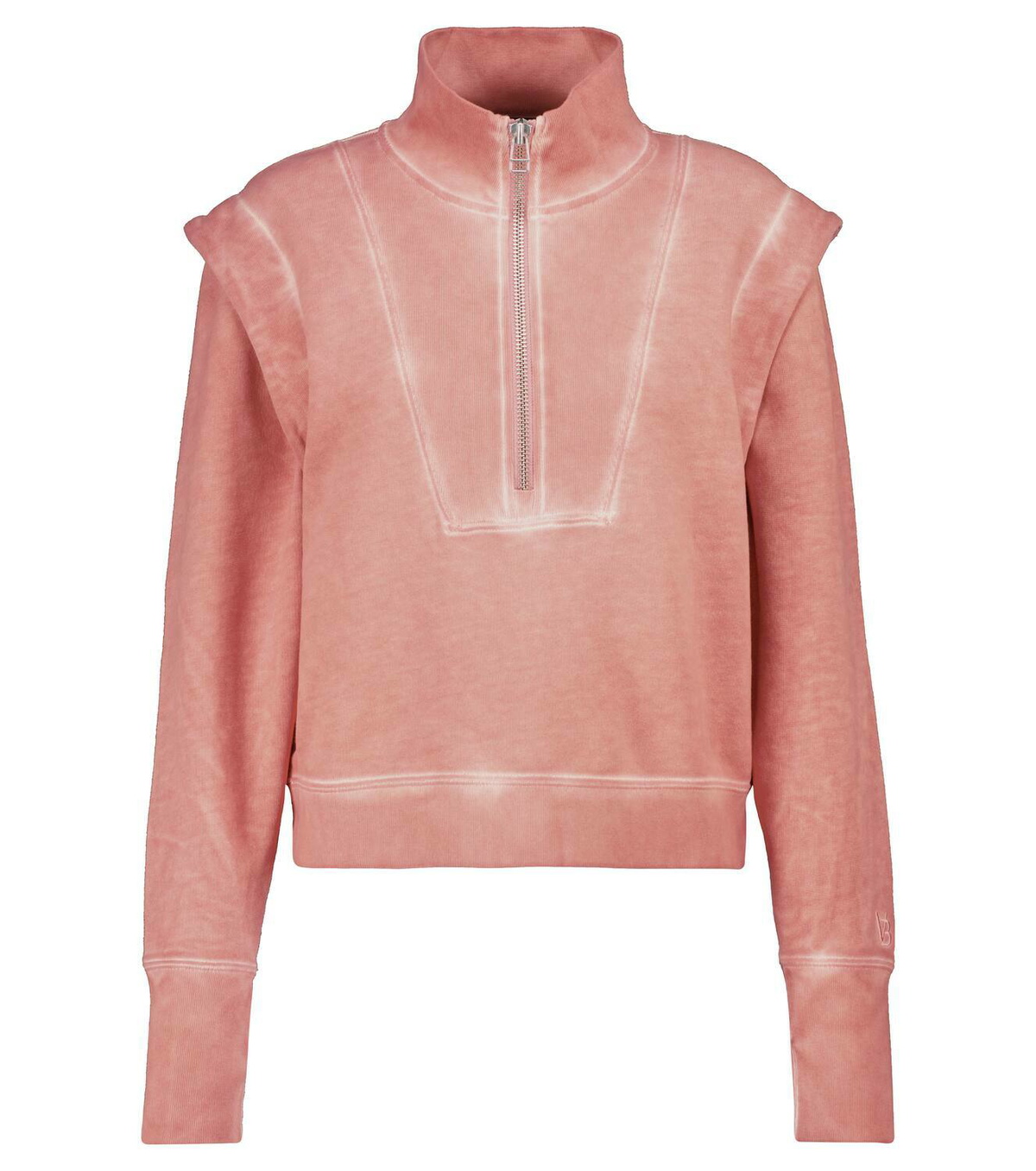 Veronica Beard Dylan zip-up cotton sweatshirt Veronica Beard