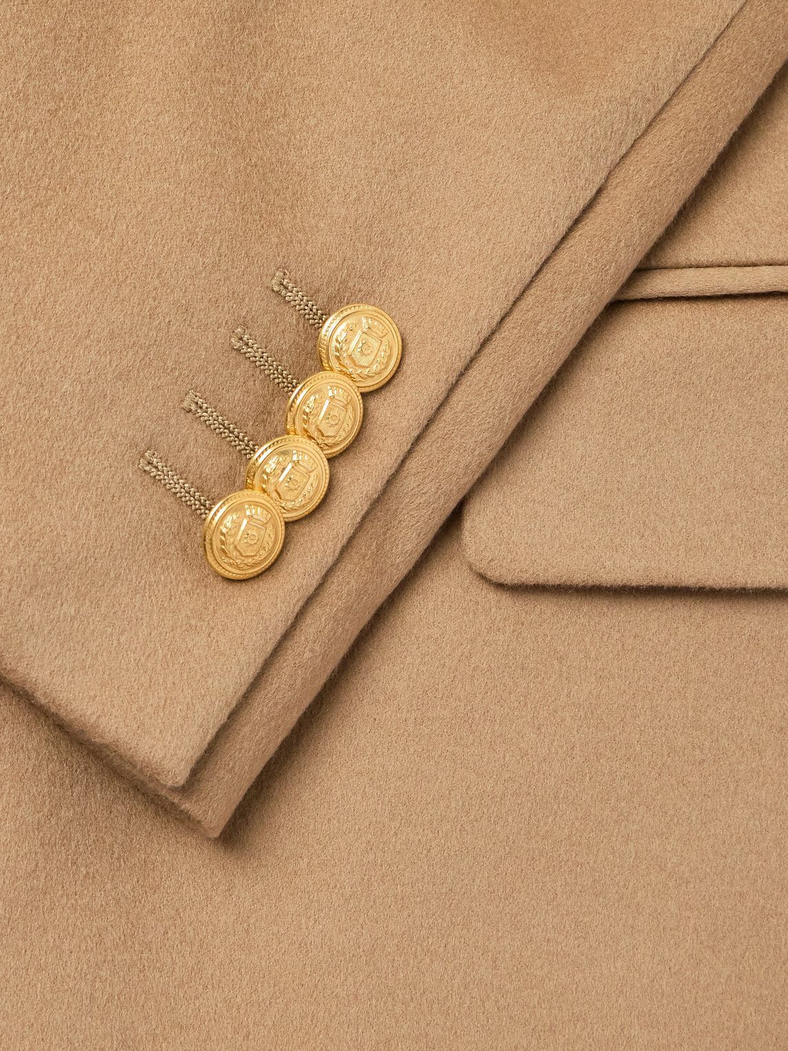 Lardini - Double-Breasted Virgin Wool Blazer - Neutrals Lardini