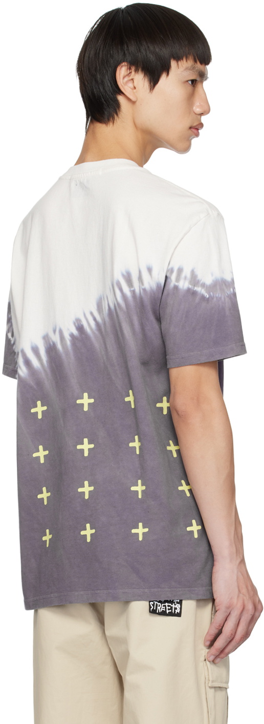 Ksubi White & Purple Kash T-Shirt Ksubi