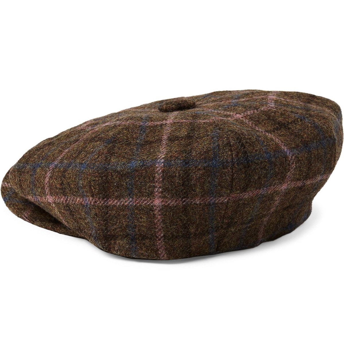 Kingsman - Lock & Co Hatters Checked Wool-Tweed Flat Cap - Brown Kingsman