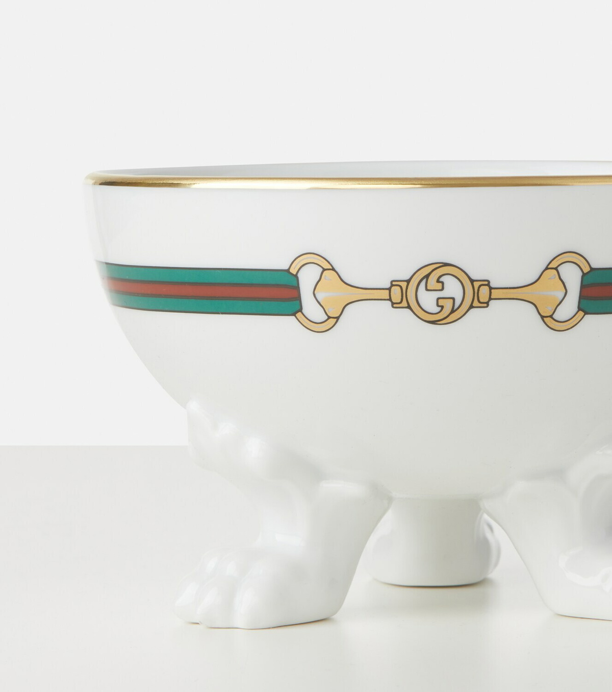 Gucci - Web ceramic dog bowl Gucci