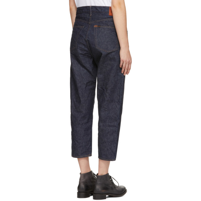 Chimala Indigo Wide Tapered Selvedge Denim Jeans Chimala