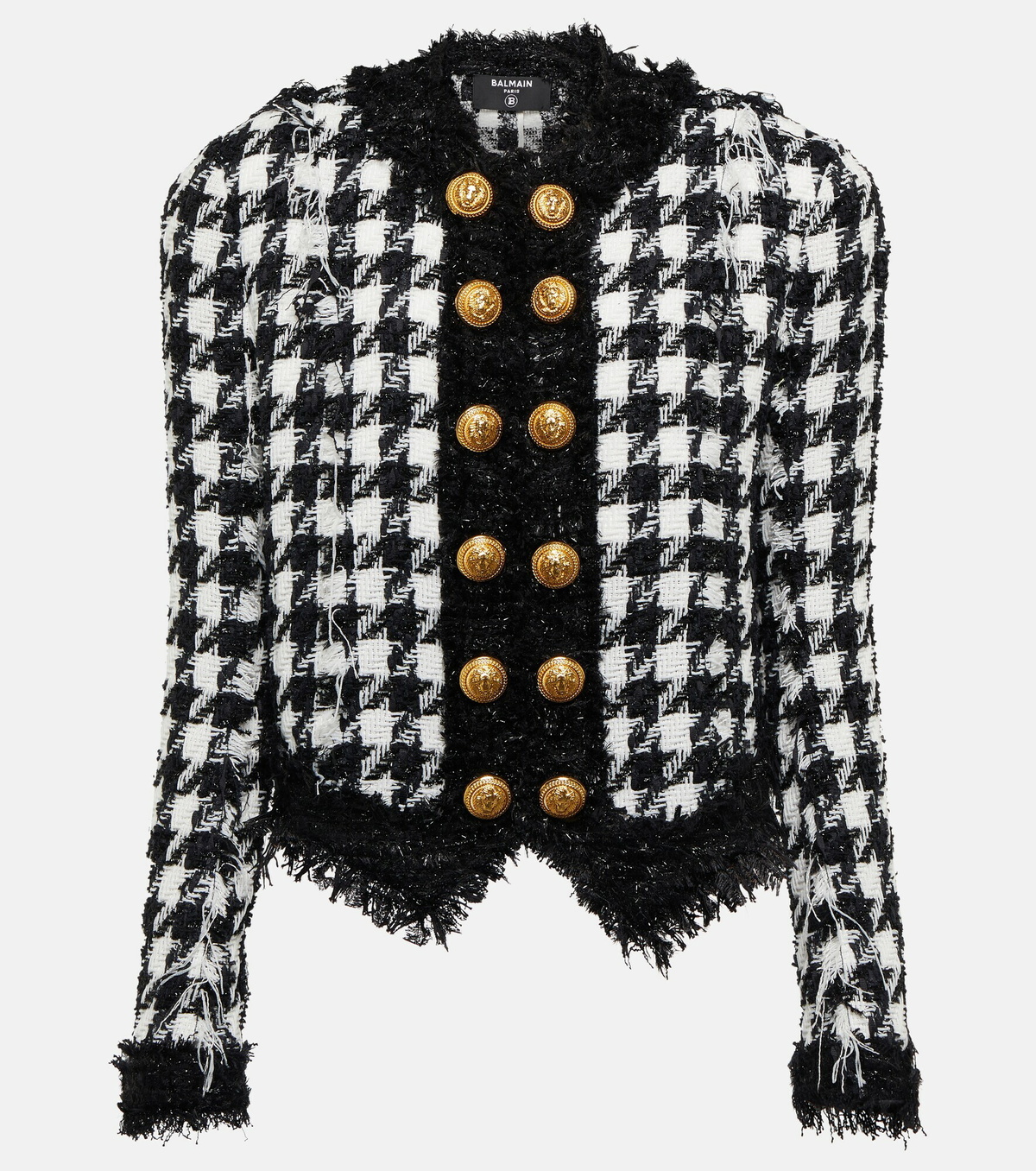 Balmain - Houndstooth tweed jacket Balmain