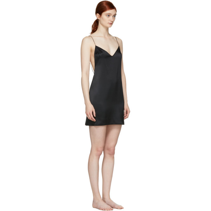 Kiki De Montparnasse Black Open Back Slip Dress Kiki De Montparnasse