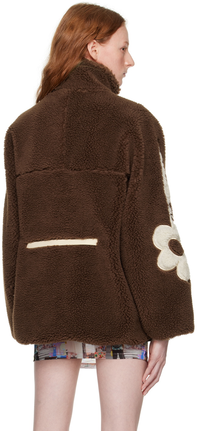 Sandy Liang Brown Delphine Jacket Sandy Liang