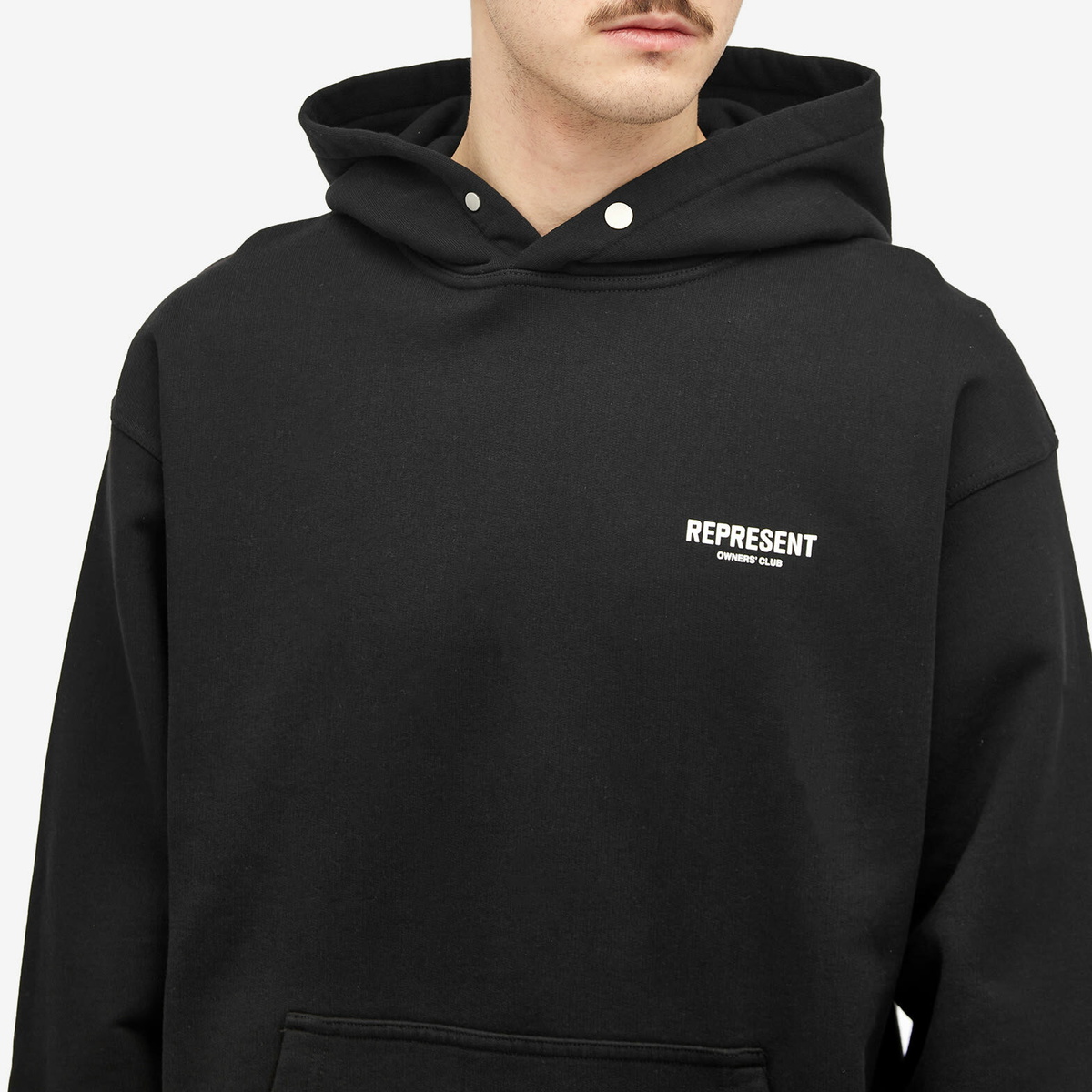 Represent Men's Owners Club Hoodie in Black Represent