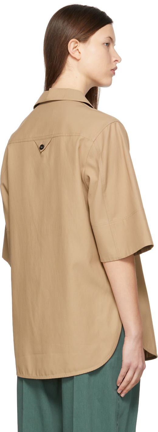 LOW CLASSIC Brown Rayon Shirt Low Classic