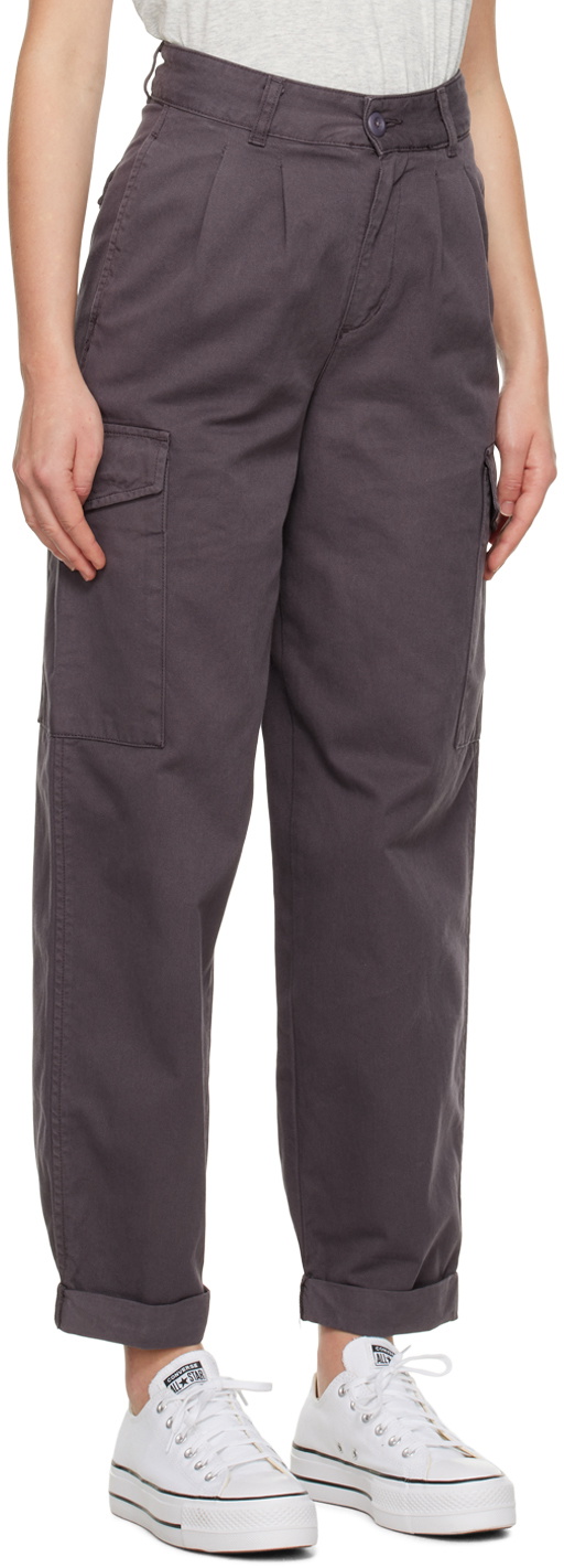 Carhartt Work In Progress Purple Collins Trousers Carhartt WIP