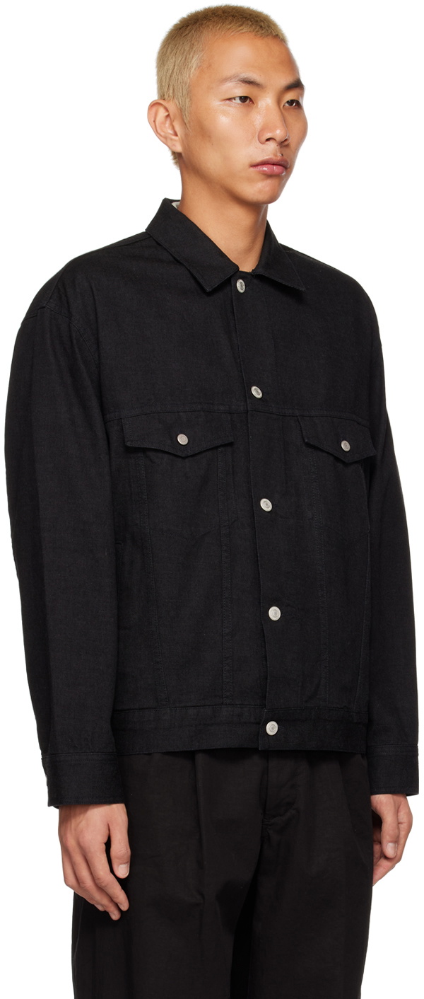 Pottery Black Trucker Denim Jacket