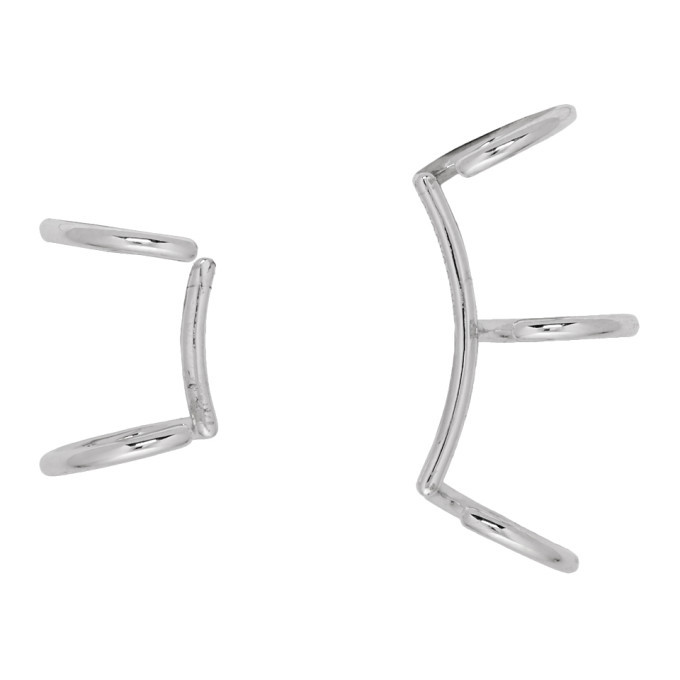 Marc Jacobs Silver Redux Grunge Ear Cuff Set Marc Jacobs