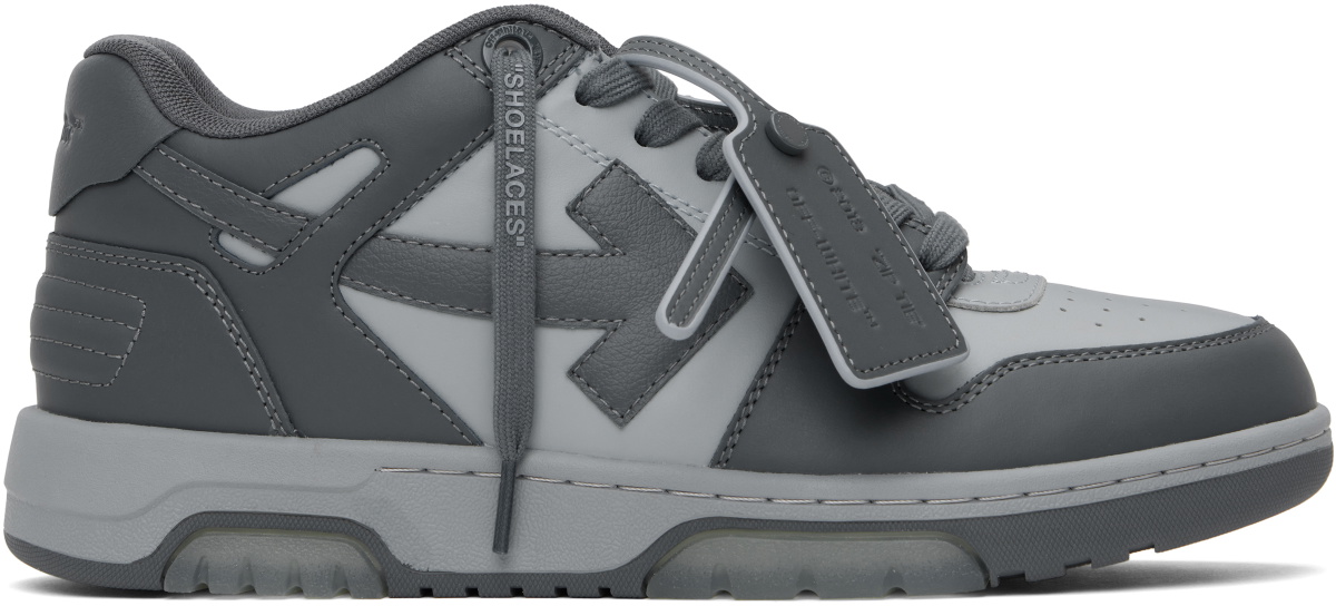 Off-White Gray Out Of Office Sneakers Off-White