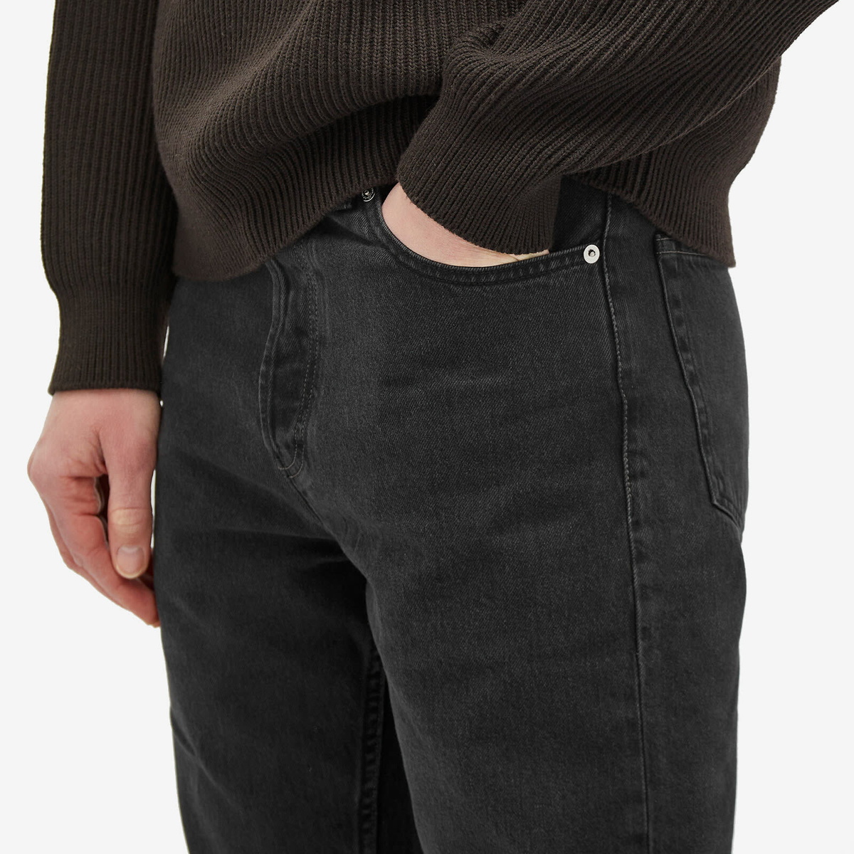 Our Legacy Men's First Cut Jean in Black Our Legacy