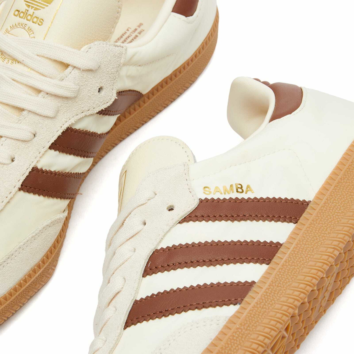 Adidas Men's Samba OG in Cream White/Preloved Brown/Wonder White adidas