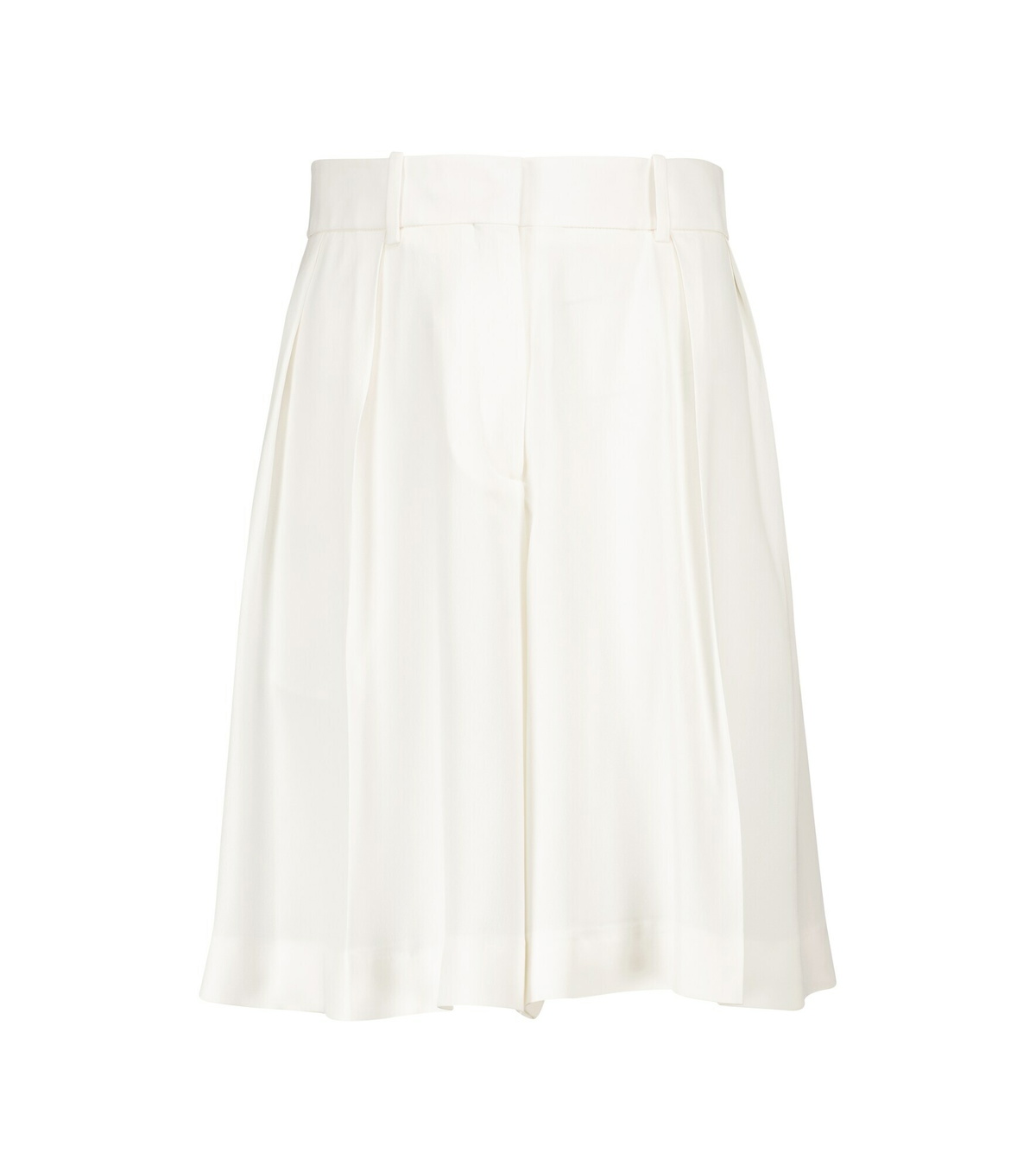 Khaite - Isabelle high-rise pleated shorts Khaite