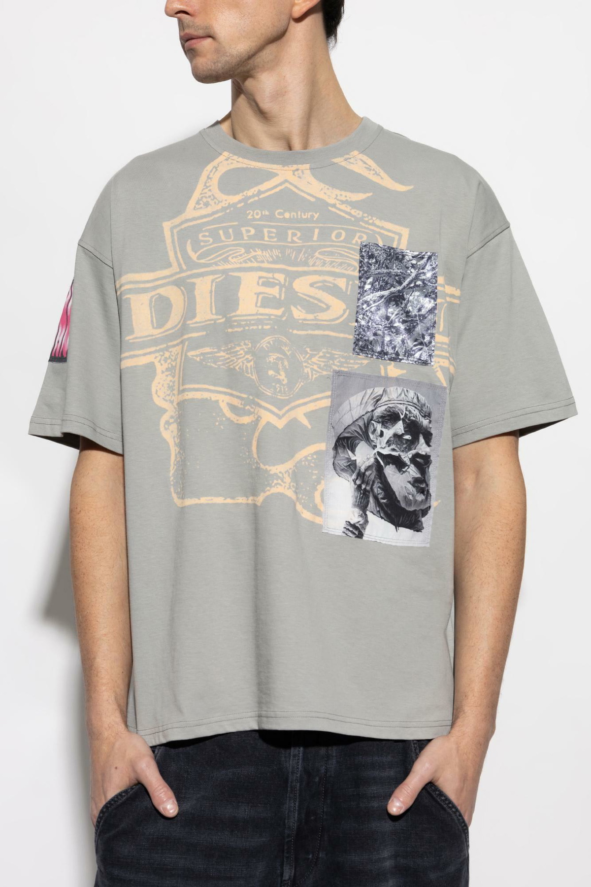 Diesel T-shirt T-boxt-slits-r8 Diesel