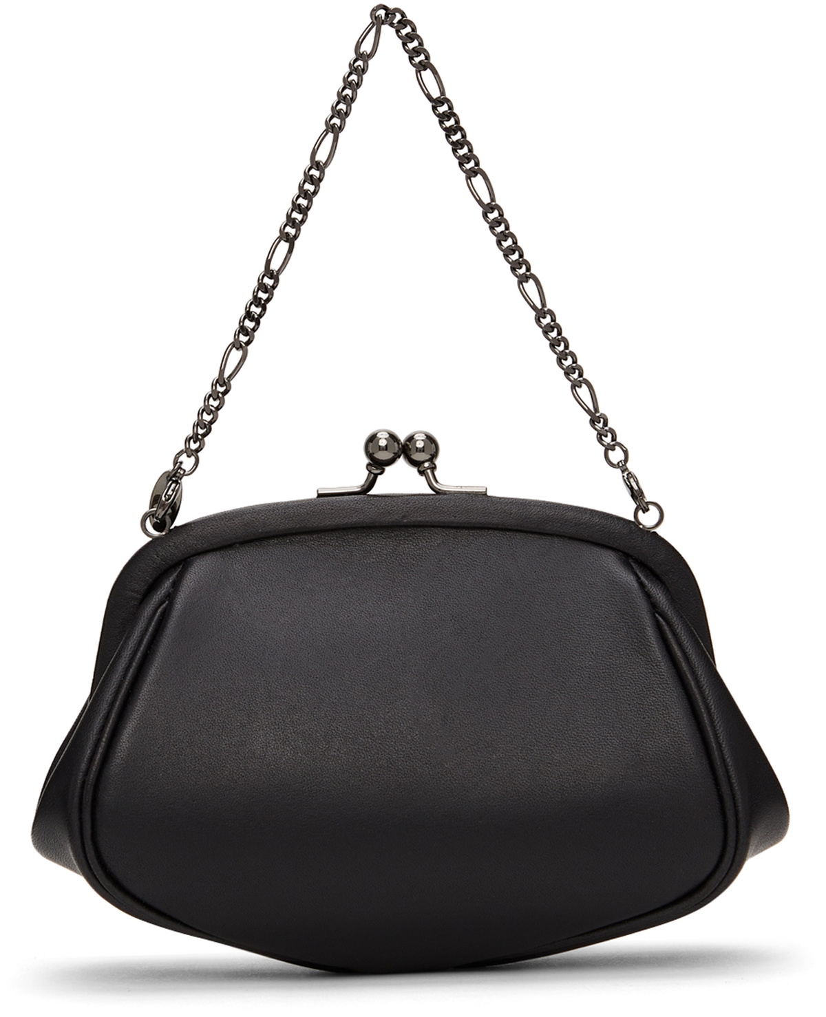 Yohji Yamamoto Leather 'discord' Kiss-Lock Shoulder Bag Yohji Yamamoto