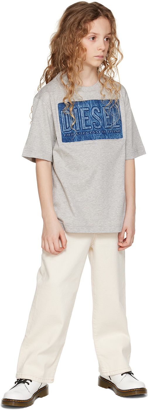 Diesel Kids Gray Twanny Over T-Shirt Diesel