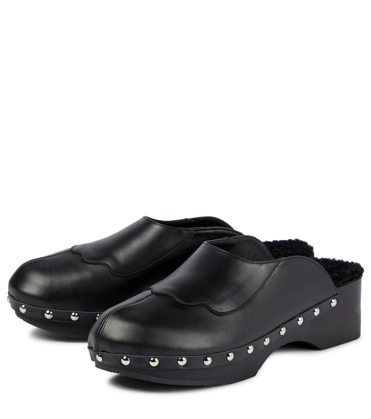 Ancient Greek Sandals - x Zeus + Dione leather Metsovo clogs Ancient ...