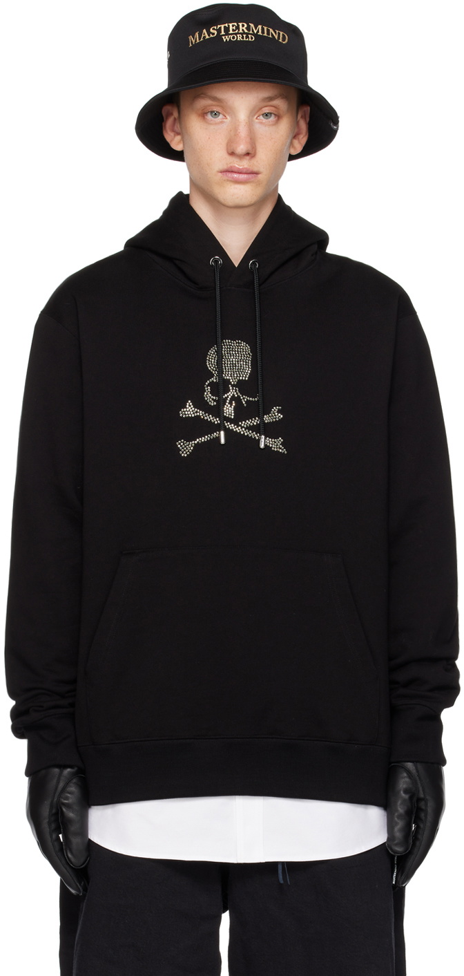 mastermind WORLD Black Crystal-Cut Hoodie MASTERMIND WORLD