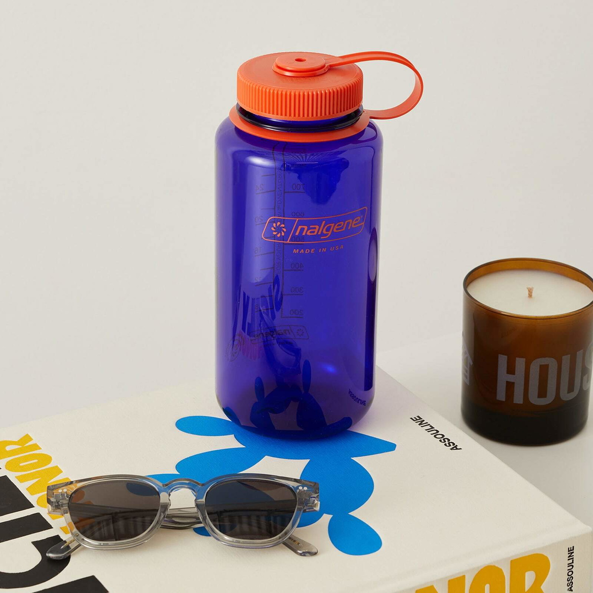 Nalgene Wide Mouth Tritan Sustain in Periwinkle Nalgene