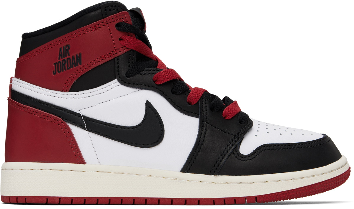 Nike Jordan Red & Black Air Jordan 1 High OG Sneakers Nike Jordan Brand
