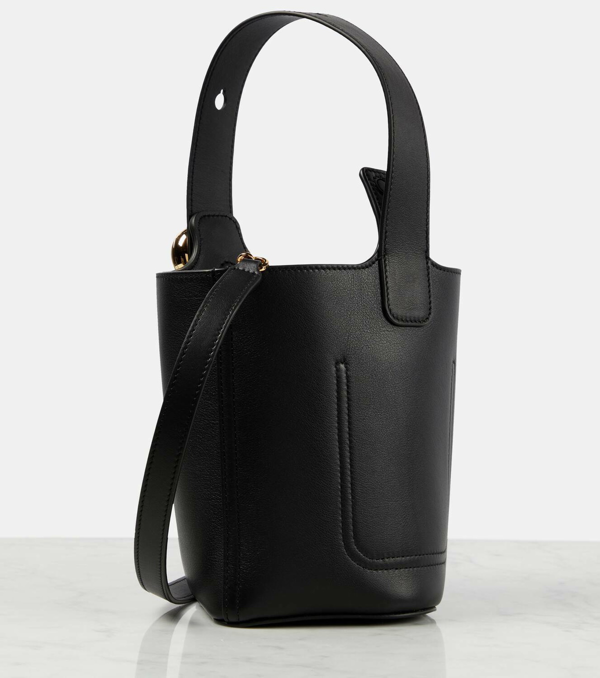 Loewe Pebble Mini leather bucket bag Loewe