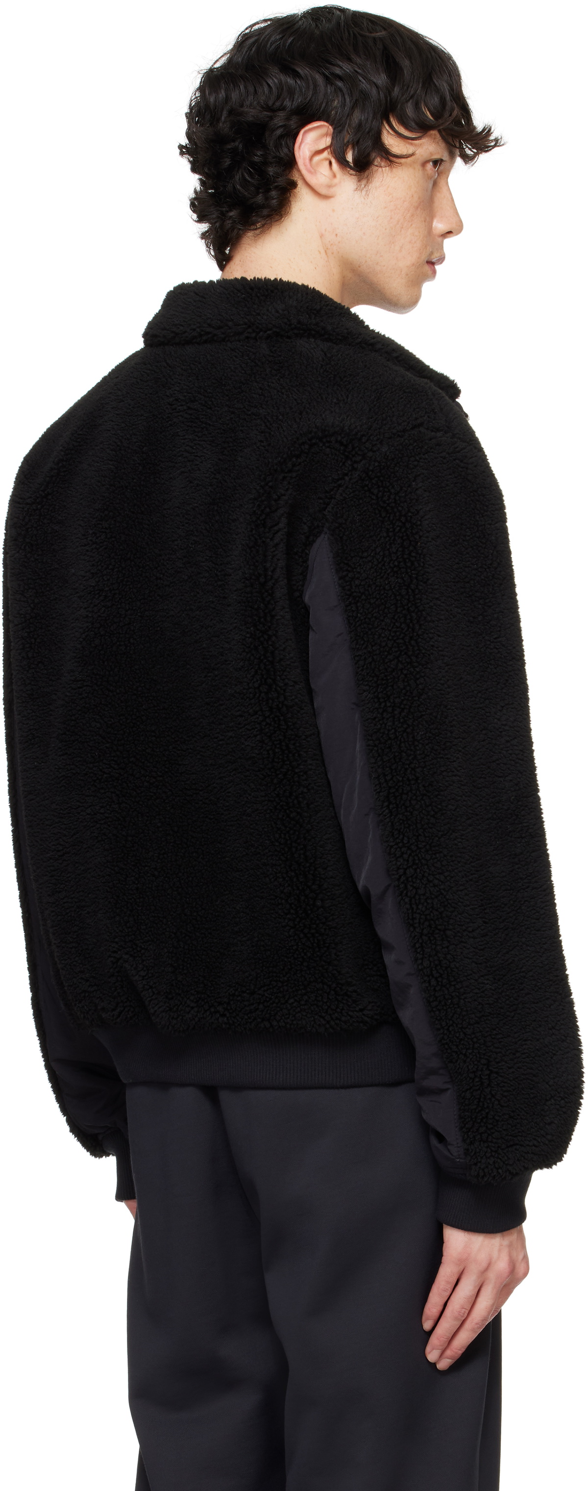 Maison Kitsuné Black Flash Fox Fleece Jacket Maison Kitsune