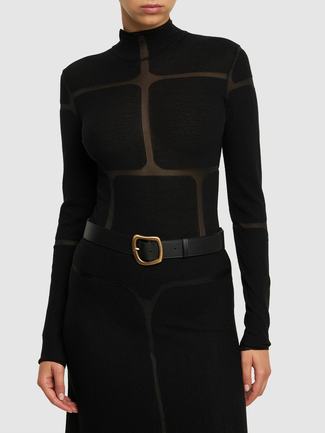 GABRIELA HEARST - Medium Simone Leather Belt Gabriela Hearst