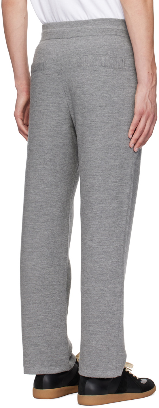 Solid Homme Gray Drawstring Sweatpants Solid Homme