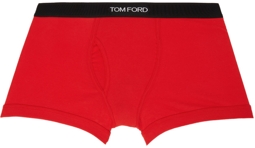 TOM FORD Red Stretch Boxer Briefs TOM FORD