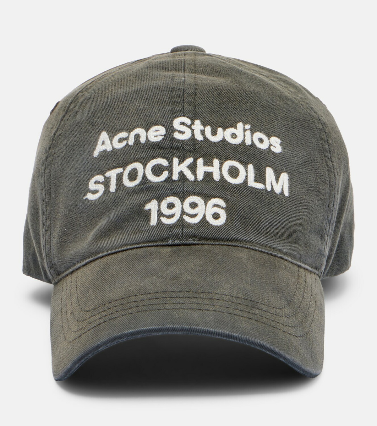 Acne Studios Logo cotton twill baseball cap Acne Studios