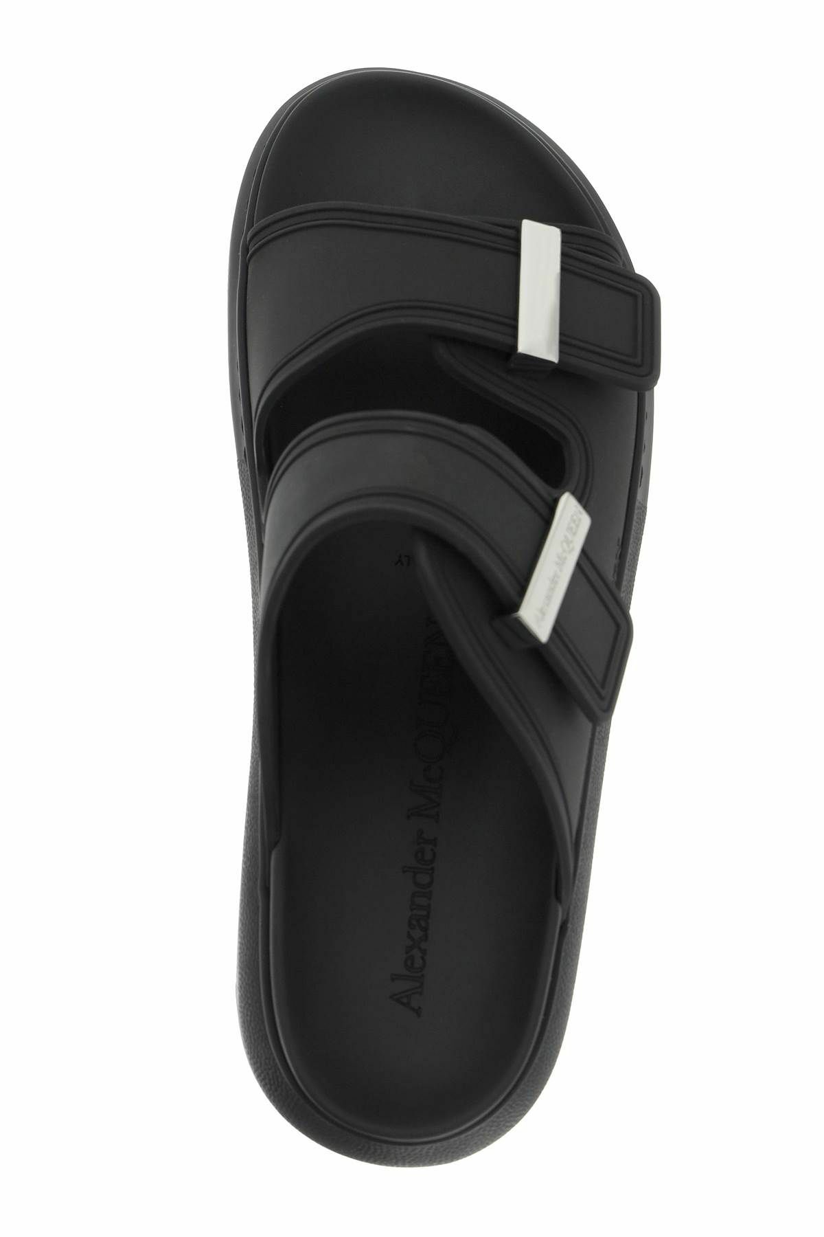 ALEXANDER MCQUEEN hybrid slides Black Alexander McQueen