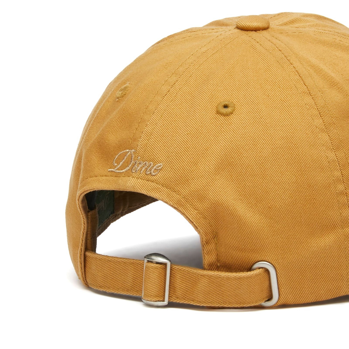 Dime Men's Cursive Low Pro Cap in Wheat/Green Dime