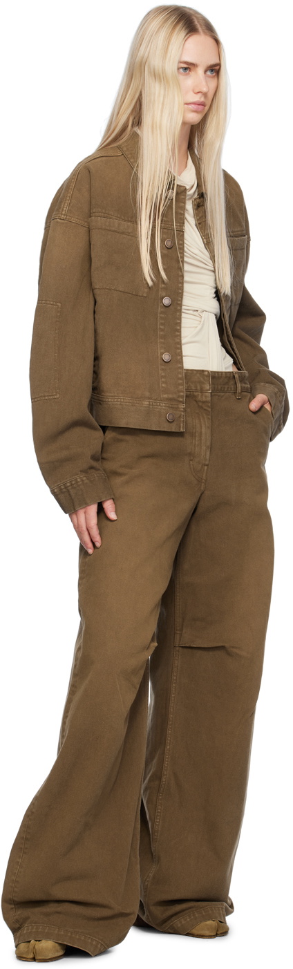 Entire Studios Brown Dem Jeans Entire Studios