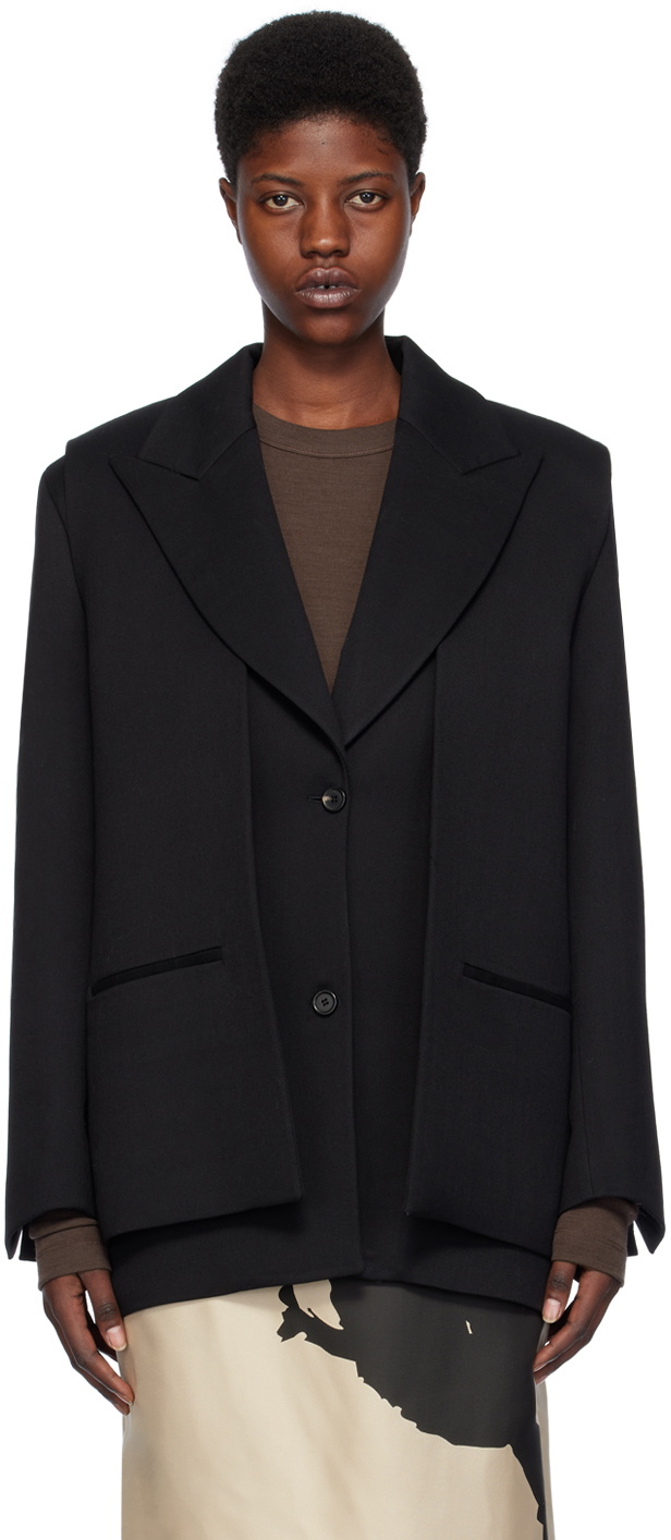 BITE Black Layered Blazer BITE