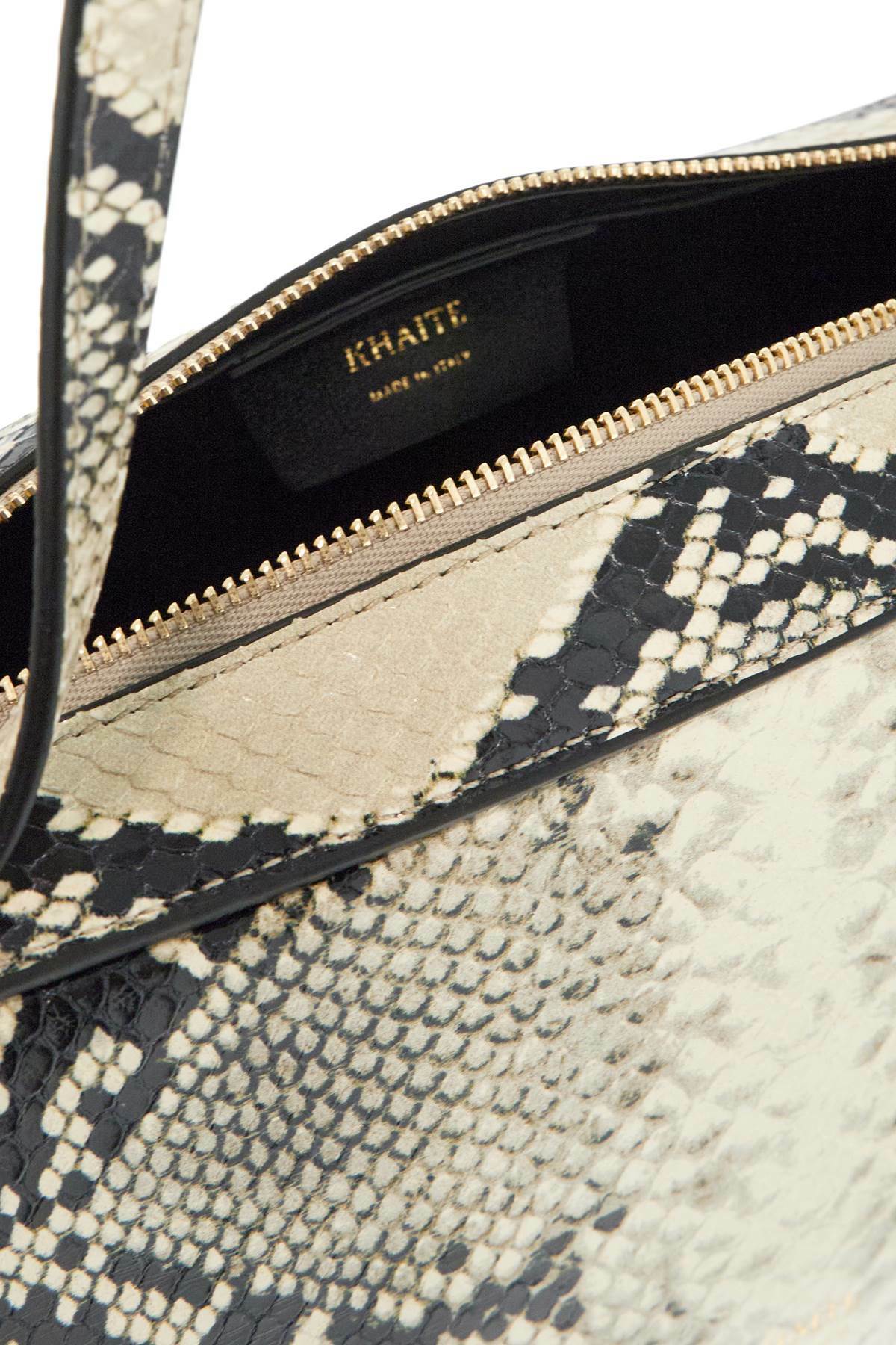 KHAITE simona python leather shoulder bag Neutro Khaite