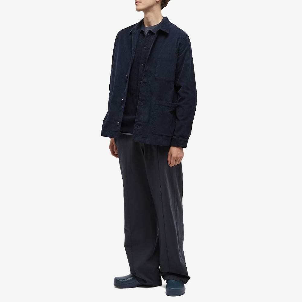 Sunspel Men's Cord Chore Jacket in Navy Sunspel