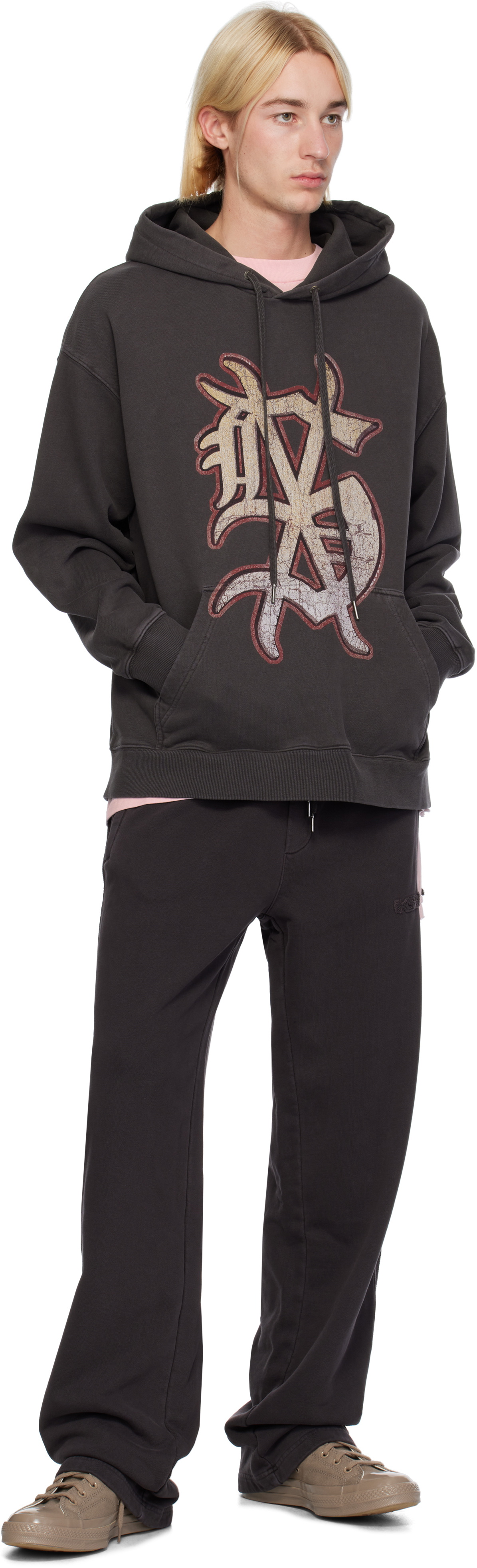 Ksubi Black Dug Out Biggie Hoodie Ksubi