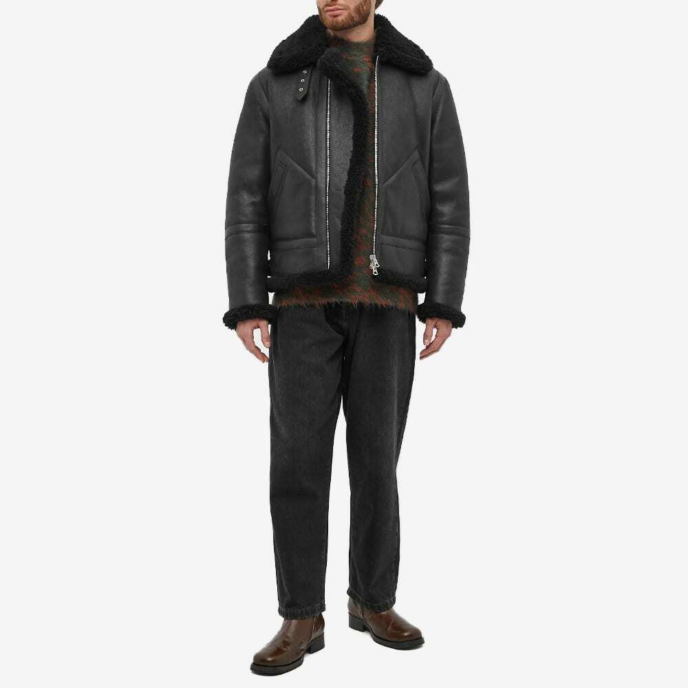Acne Studios Men's Ian Shearling Jacket in Black Acne Studios