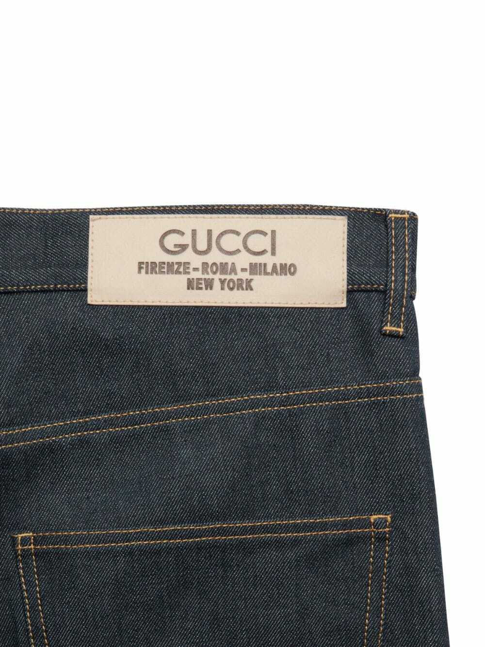 GUCCI - Wide-leg Denim Jeans Gucci