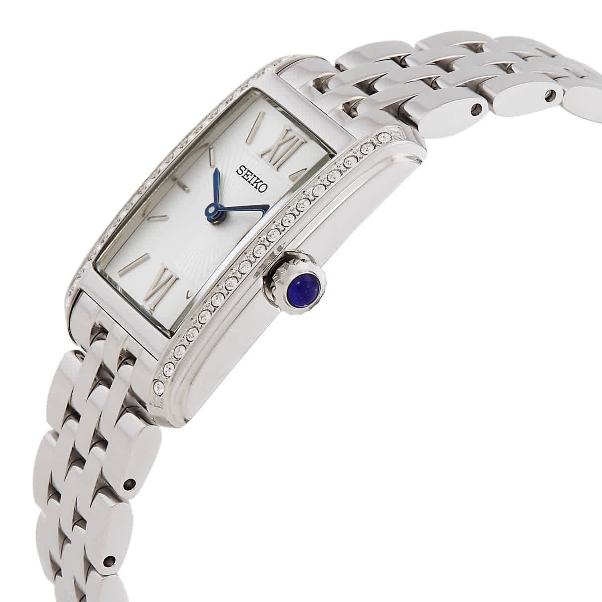 Seiko Classic Quartz Crystal Silver Dial Ladies Watch SWR091P1 Seiko