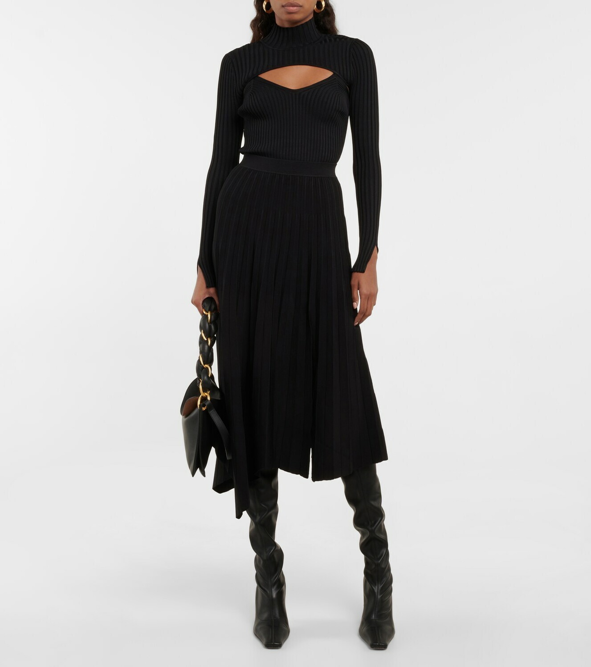 Simkhai - Ribbed-knit layered top Simkhai