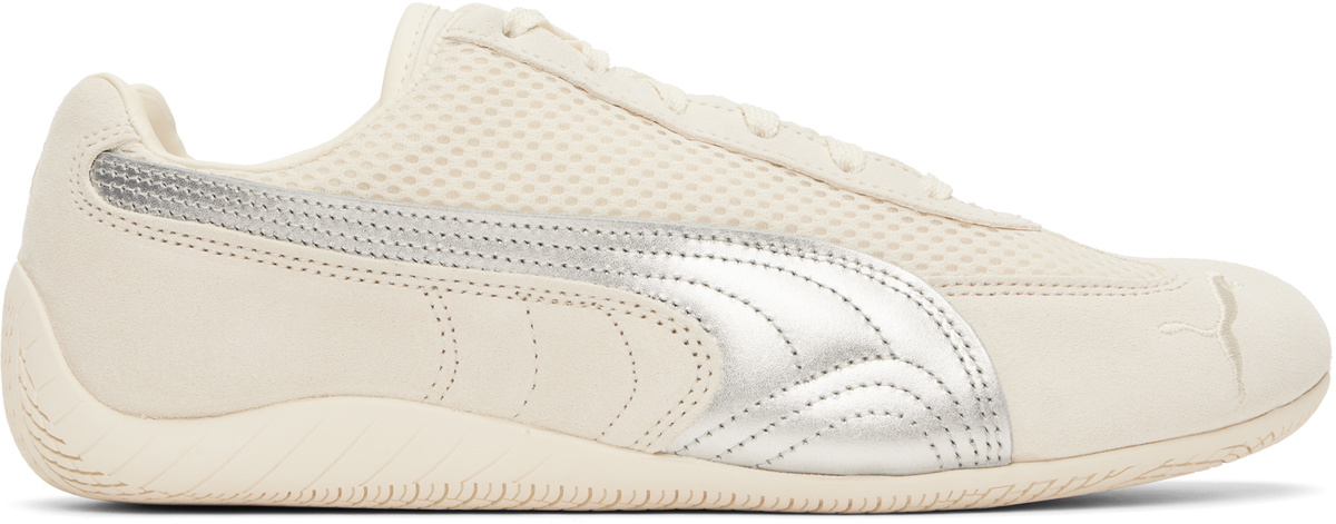 PUMA Beige & Silver Speedcat Premium Sneakers Puma