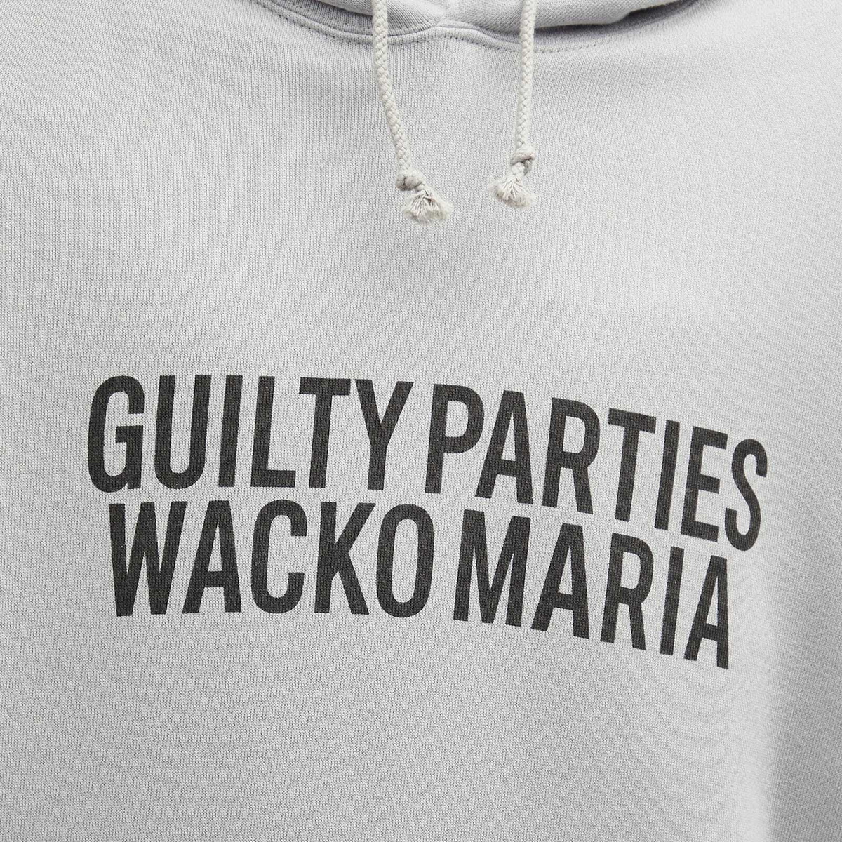 Wacko Maria Men's Logo Hoodie in Gray Wacko Maria