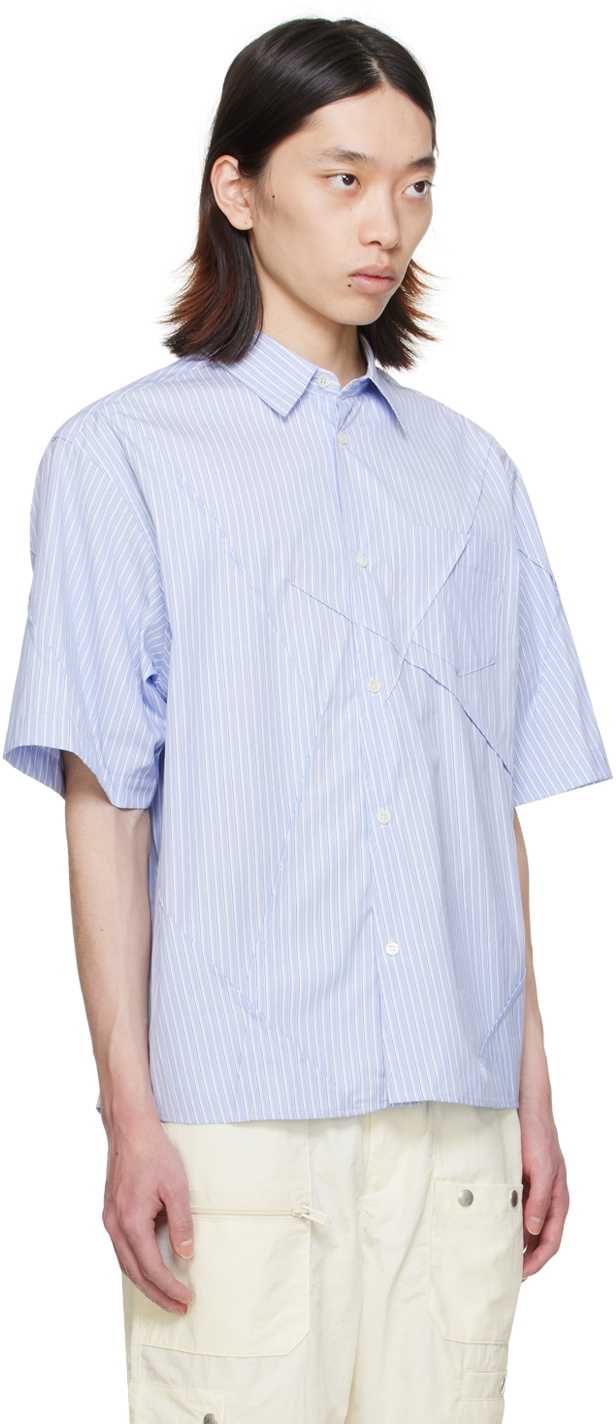 UNDERCOVER Blue Pinched Seam Shirt Undercover