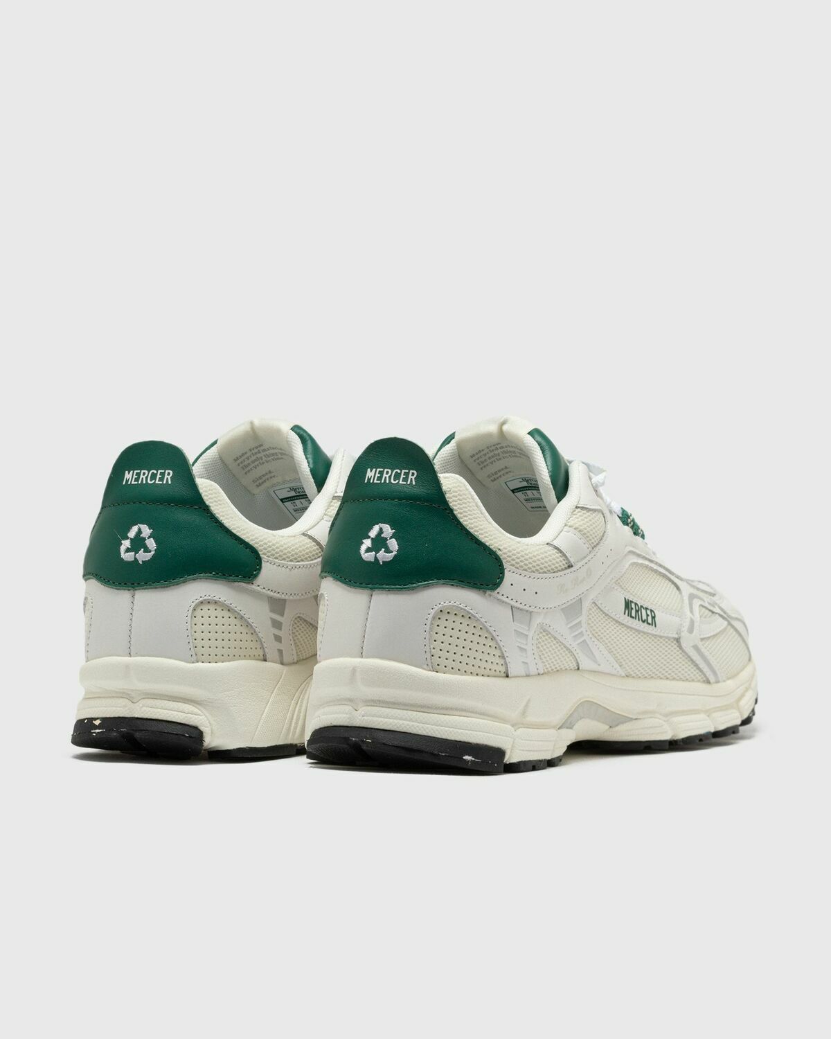 Mercer The Re Run Nappa Green/White Lowtop Mercer